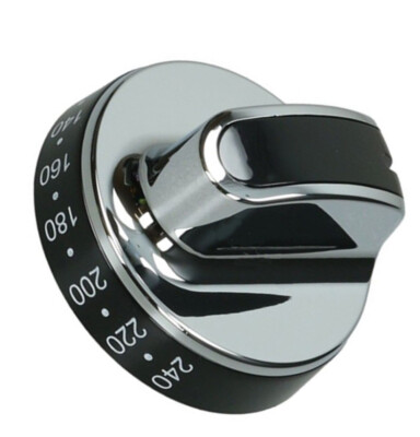 Oven Cooker Temperature Control Knob Dial For Stoves, New World Black ...