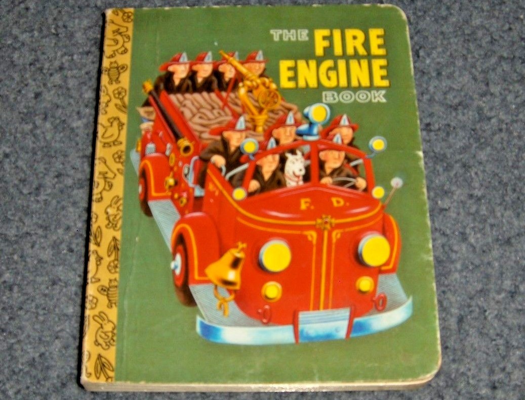 THE FIRE ENGINE BOOK LITTLE GOLDEN TREASURES HARDCOVER BOOK | eBay
