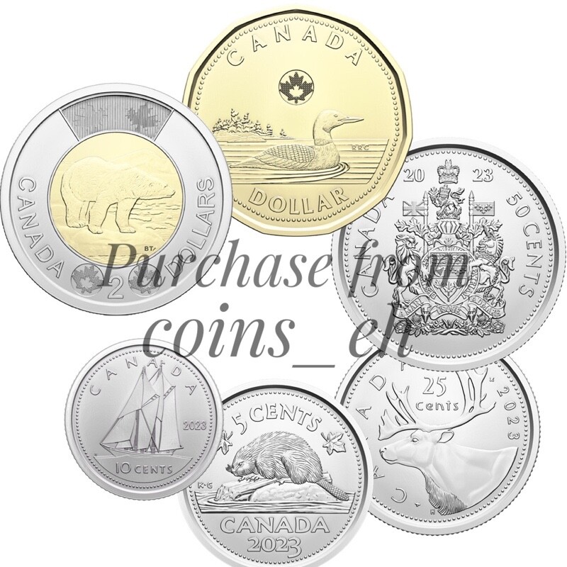 2023 Canada King Charles III 6 Coin Set First Strike Coinage | eBay