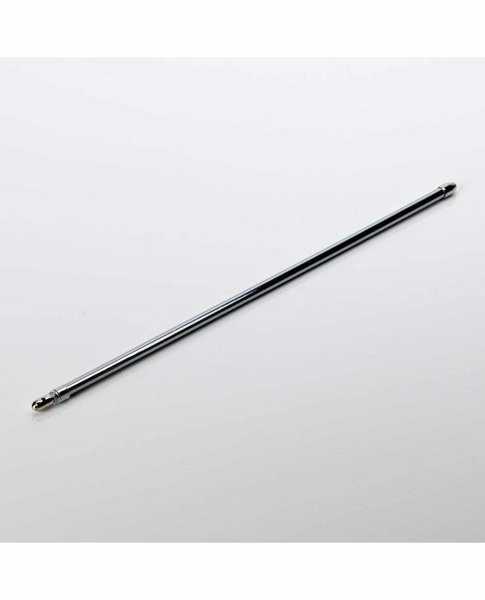 Extendable Chrome Round Net Rod Lightweight Easy Fit Window Rail Pole ...