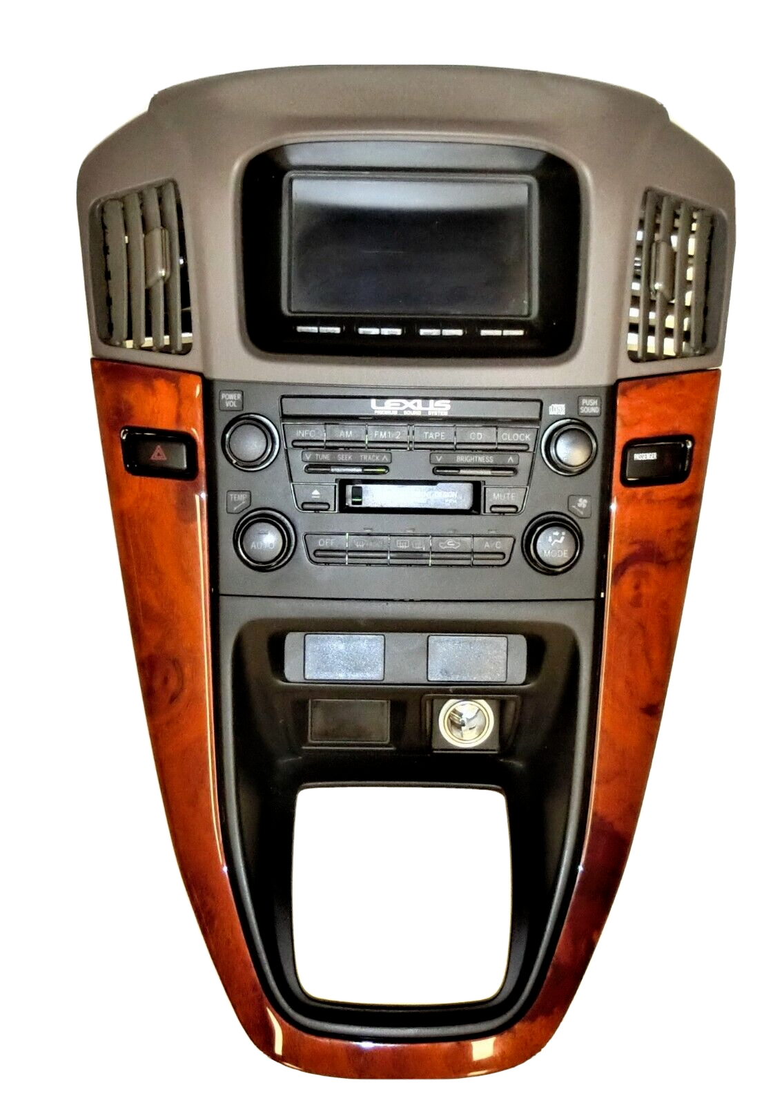 1999-2003 Lexus RX300 Radio Audio Climate Info Display Screen W/ Wood ...