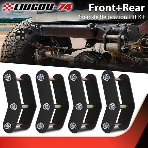 Fit For Jeep Wrangler YJ 87-95 Front+Rear 2" Shackle Relocation Lift ...