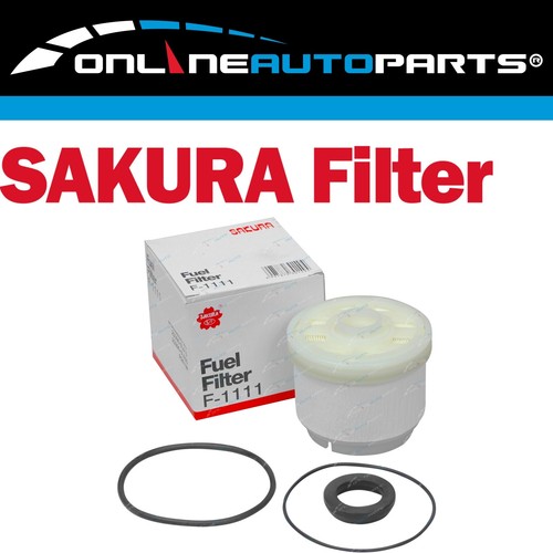 Sakura Diesel Fuel Filter for Hilux KUN16R KUN26R 3.0L 4cyl 1KD-FTV ...