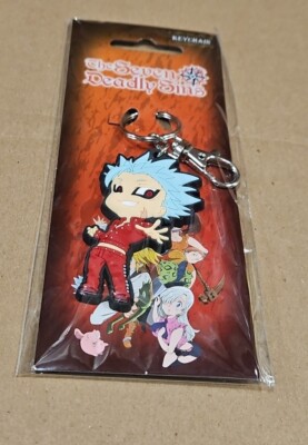 The Seven Deadly Sins Ban PVC Keychain Anime Variant | eBay