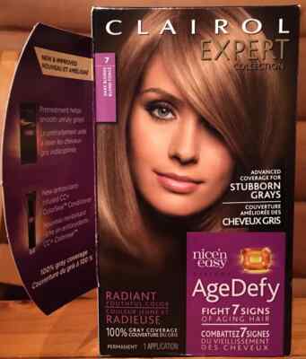 Clairol Expert Age Defy Permanent Hair Color Dye, 7 Dark Blonde | eBay