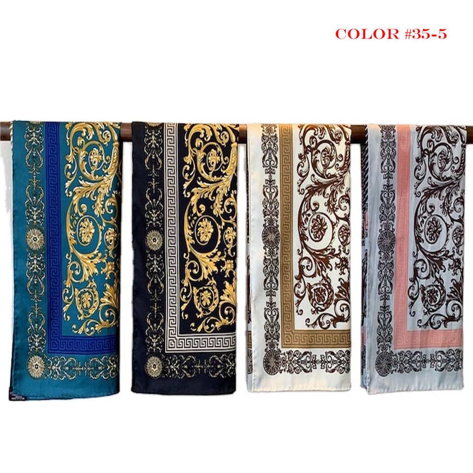 Women's Scarf Silk felling Square Head Scarfs 35"*35"(120 Styles) SHIP ...