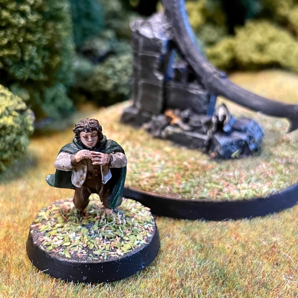 Ringwraith on Fell Beast 2 Painted Miniatures Nazgul Frodo Middle-Earth ...