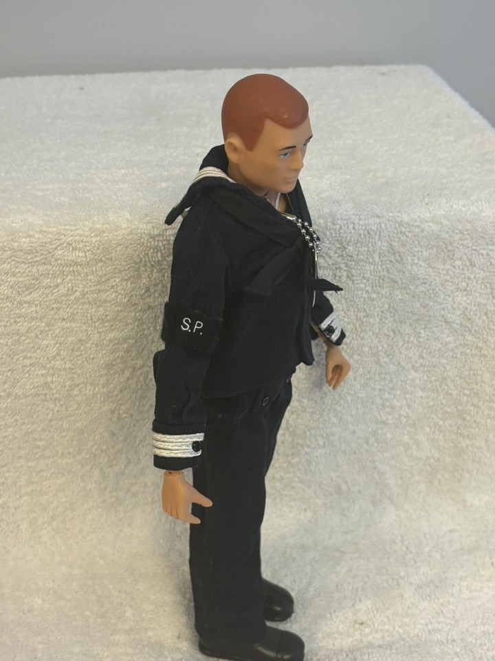 G.I. Joe 1:6 Hasbro Original 1964 S.P. (Shore Patrol) Navy Sailor Brown ...