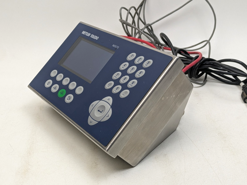 Mettler Toledo IND570 Weighing Terminal Analog Scale Panel POWERS ON ...