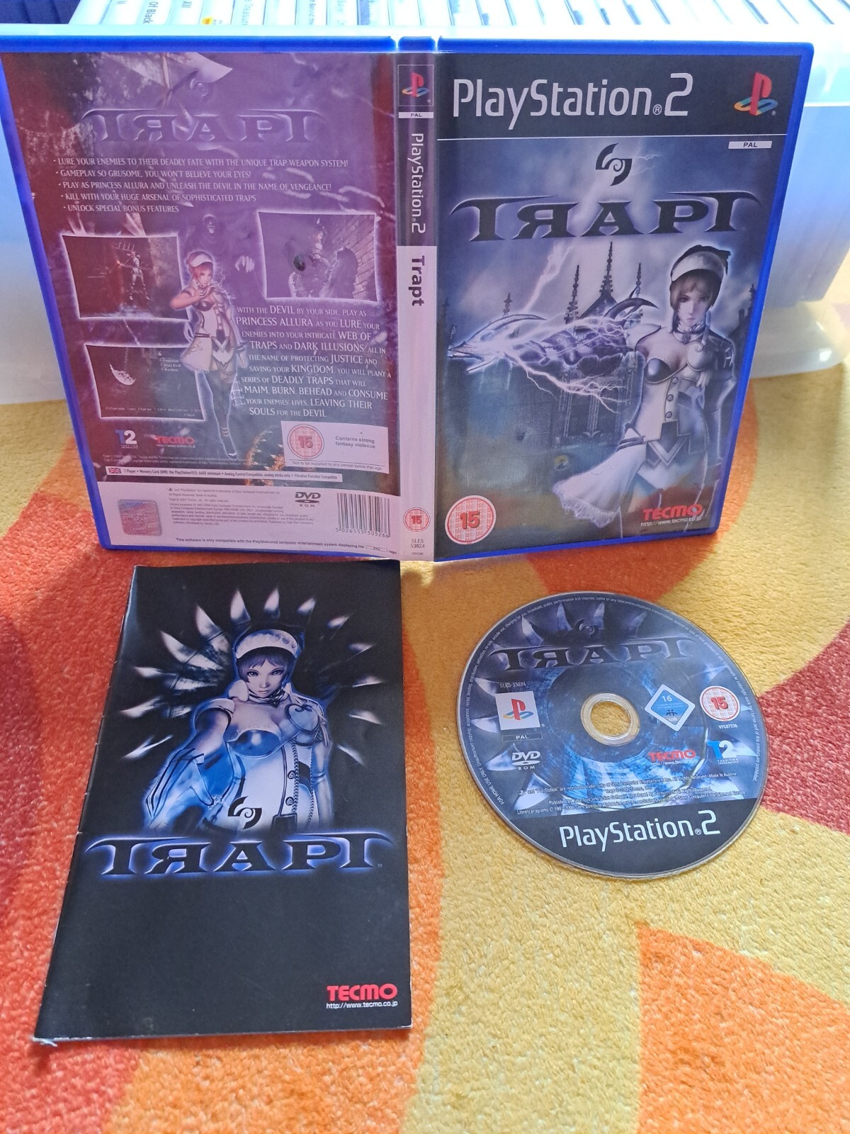 Trapt Sony PlayStation 2 Ps2 PAL Complete RARE Horror Tecmo for sale ...
