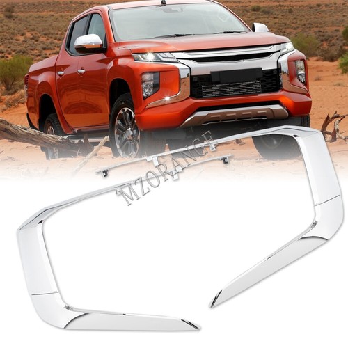 4x Front Bumper Molding Trim For Mitsubishi Triton L200 2019-2022 ...