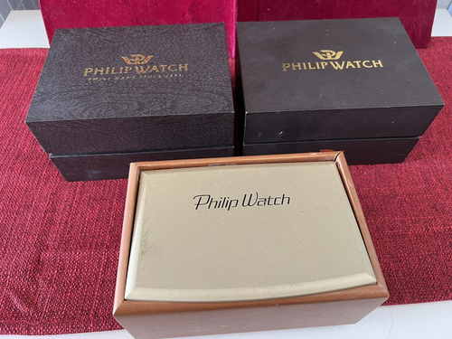 Philip Watch Watch Boxes Set Of 3 Cases Set Of 4 | eBay