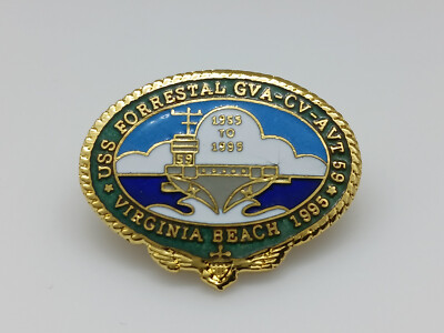 USS Forrestal 1955-1995 Lapel Pin | eBay