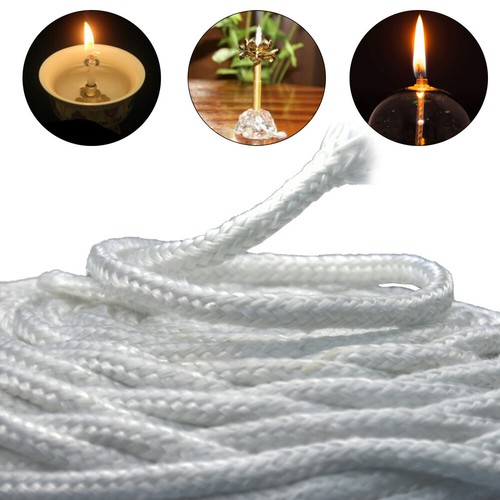 white fiberglass wicks, useds for candles smokeless DIY oil lamps ...