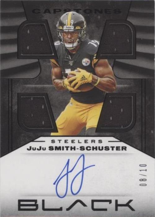 2020 Panini Black - Capstones Autographed Quad Relics JuJu Smith ...