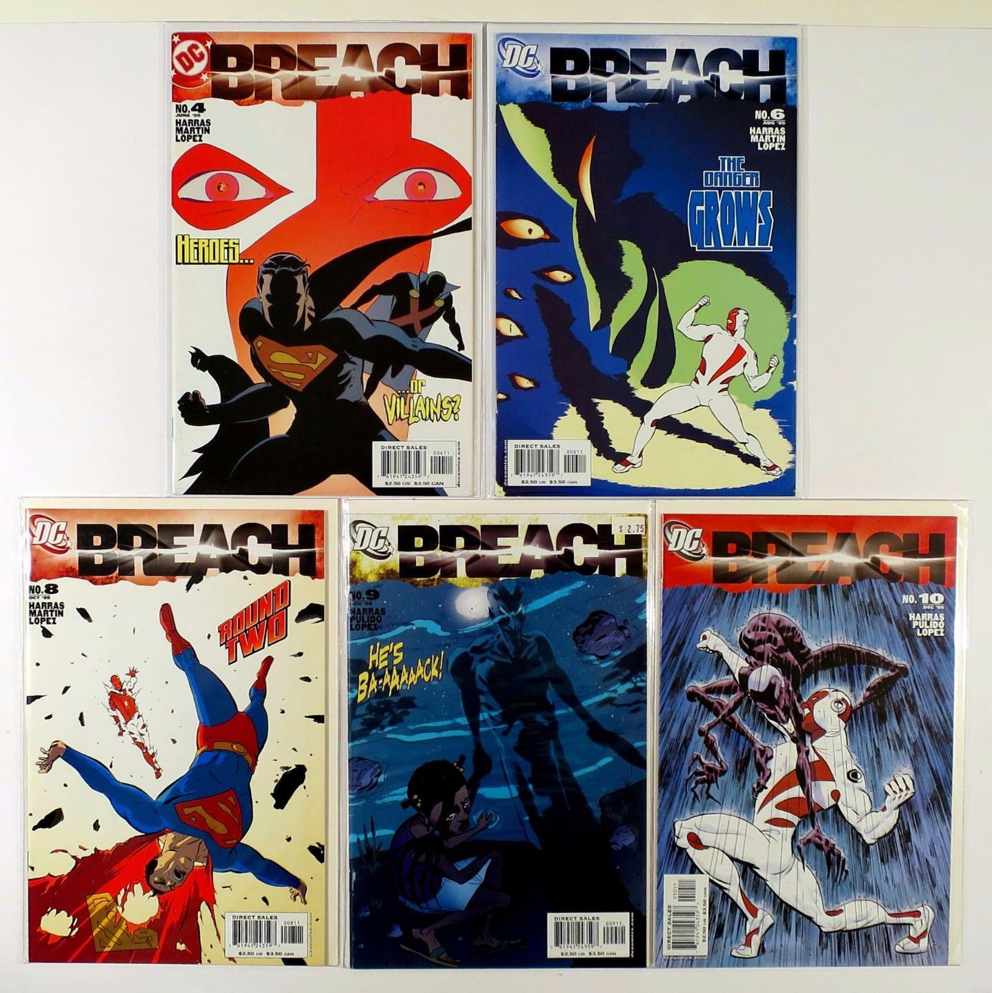 BREACH DC 2005 LOT OF 5 COMICS #4 6 8 9 10 (VF/NM) | eBay