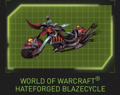 World of Warcraft - Hateforged Blazecycle MOUNT - WORLDWIDE Free ...