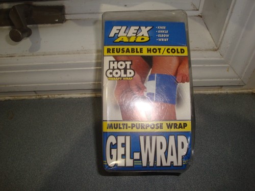 NEW IN PACKAGE FLEX AID REUSABLE HOT/COLD GEL-WRAP ANKLE KNEE ELBOW ...