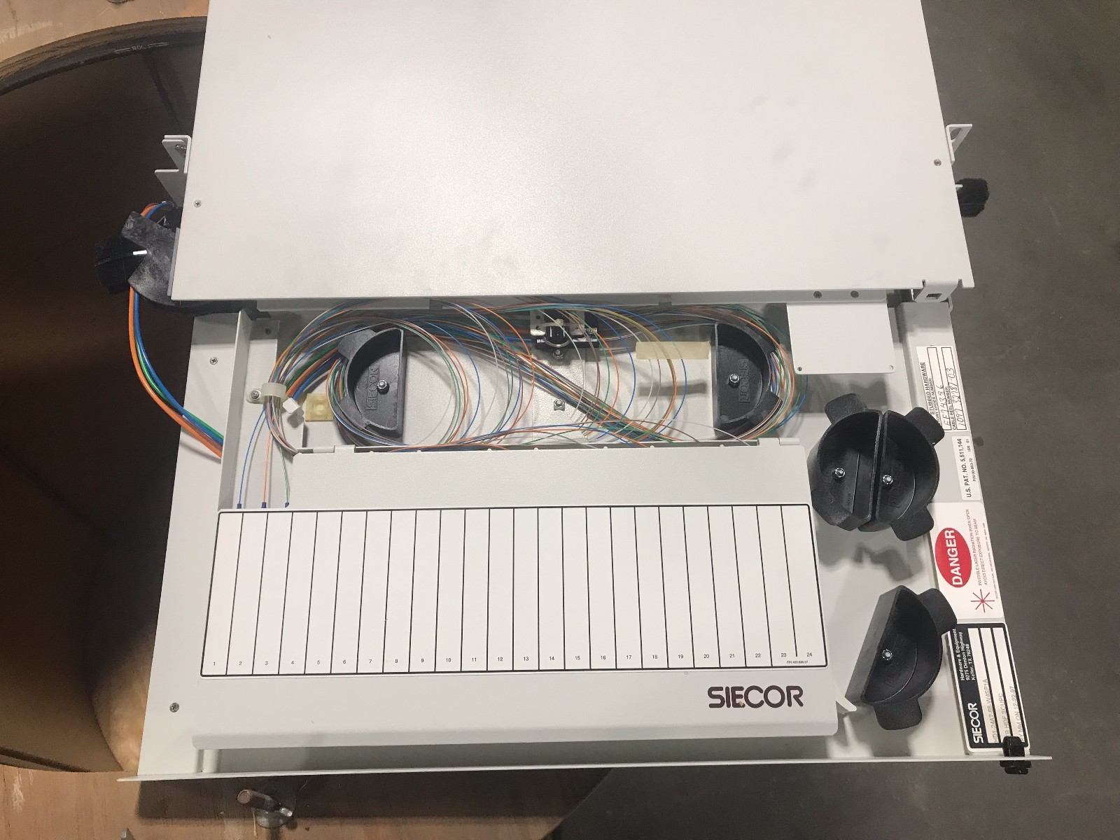 Siecor 24f-sc/upc-107m Fiber Optic Preterm Shelf 107m for sale online ...