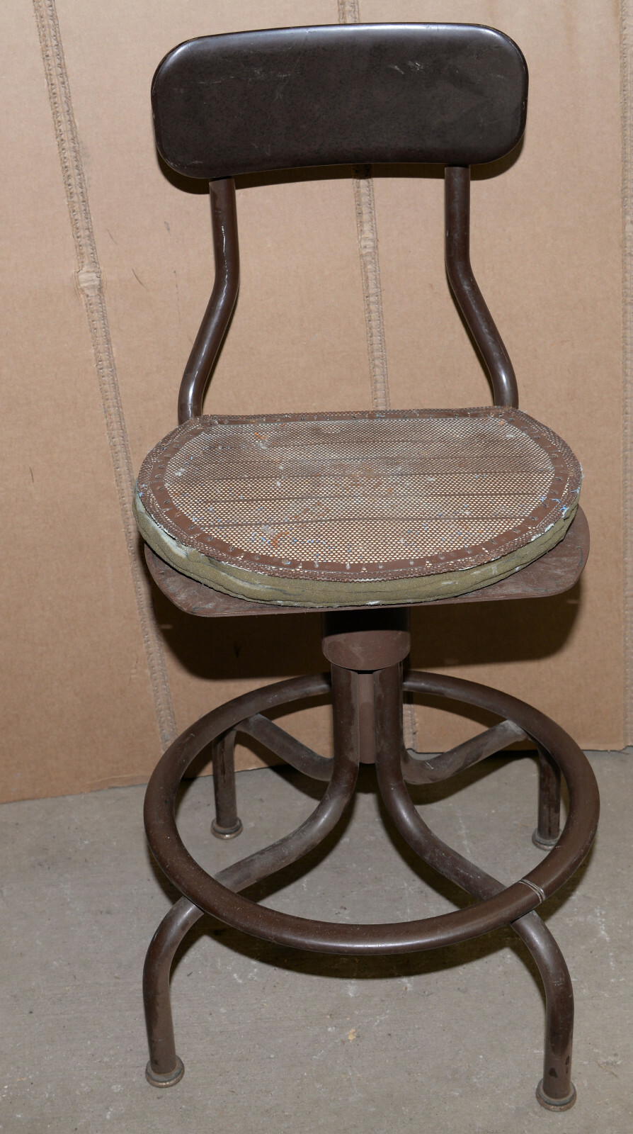 Sturgis Posture chair industrial swivel drafting desk stool collectible ...