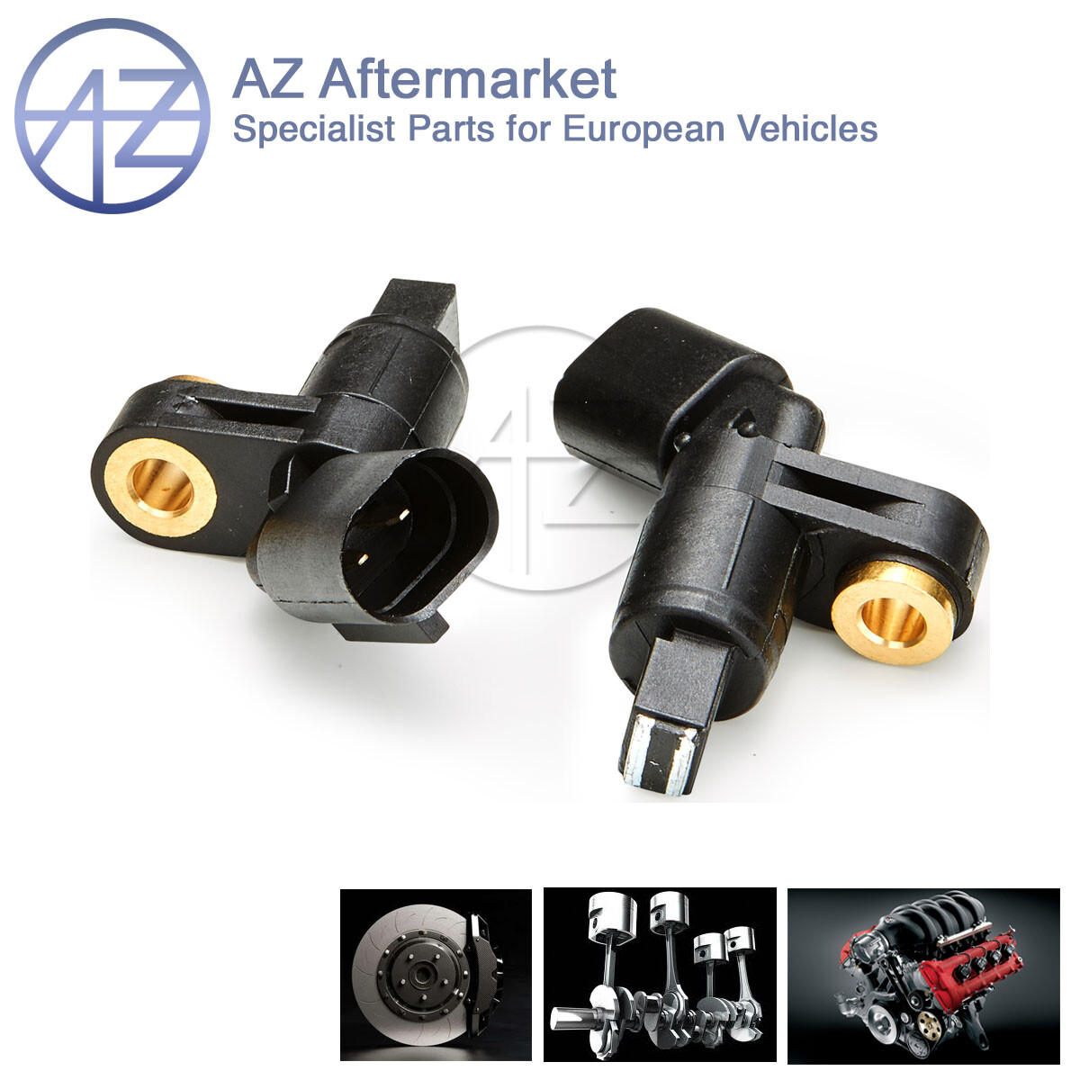 AZ 2x ABS Wheel Speed Sensors Front Fits Audi TT (Mk1) 1.8 | eBay UK