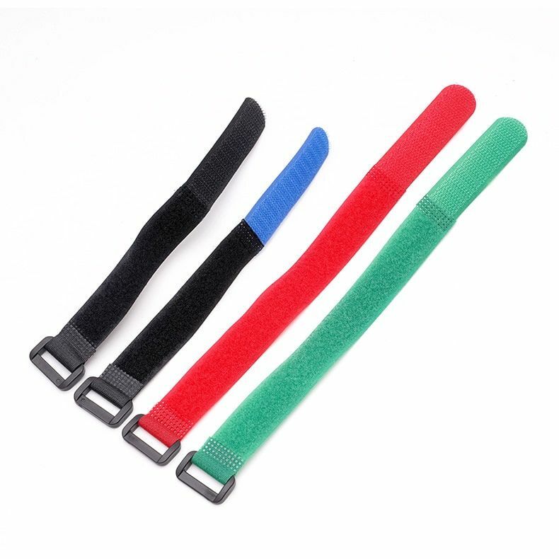 10pcs Hook Loop Reusable Fastening Straps Cable Ties Wire Cord Holder ...