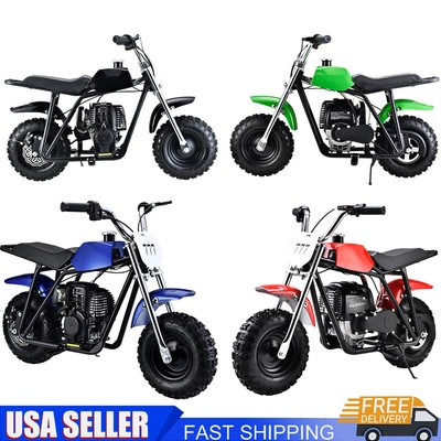 4-Stroke Mini Dirt Bike 40CC Gas-Powered Off-Rode Motor Bike For Teens ...