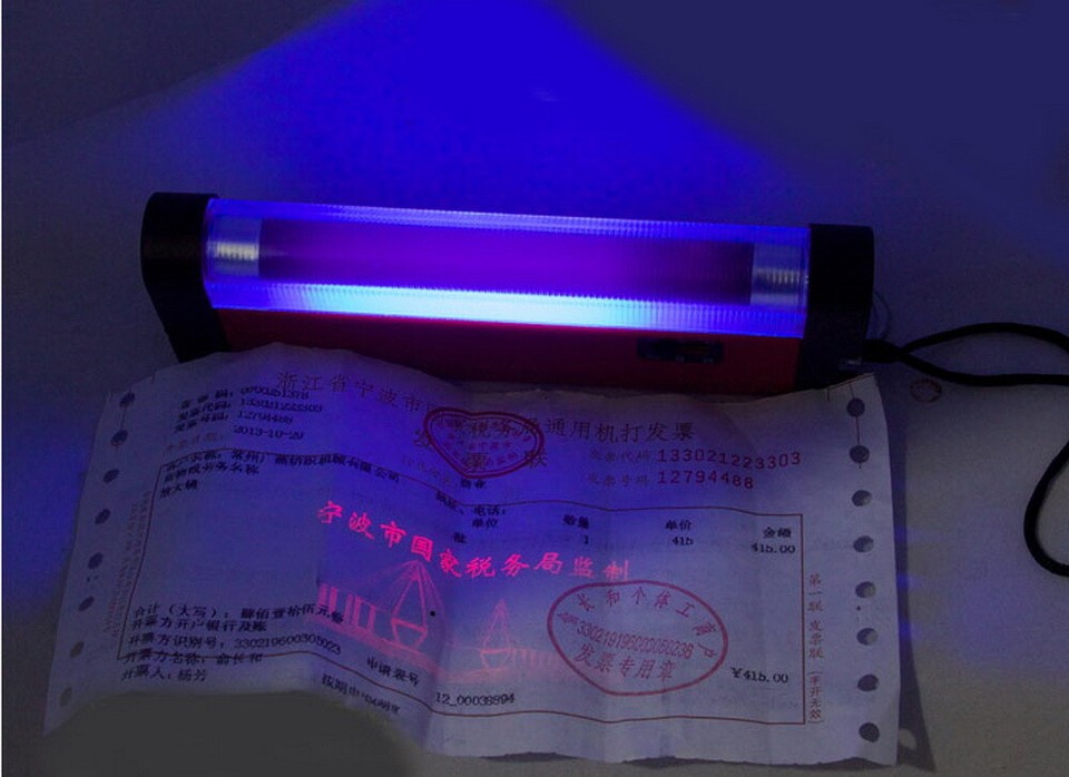 254nm Shortwave and 365nm Longwave UV Lamp for Fluorescence Stamps ...