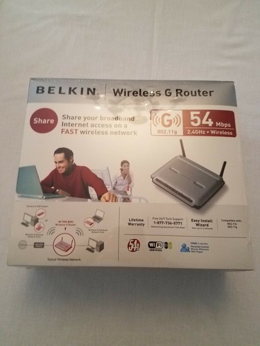 Belkin Wireless G Router F5D7230-4 SEALED NEW 802.11G | eBay