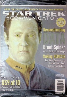 Star Trek Communicator Feb March 2003 Issue #142 Brent Spiner Data, w ...