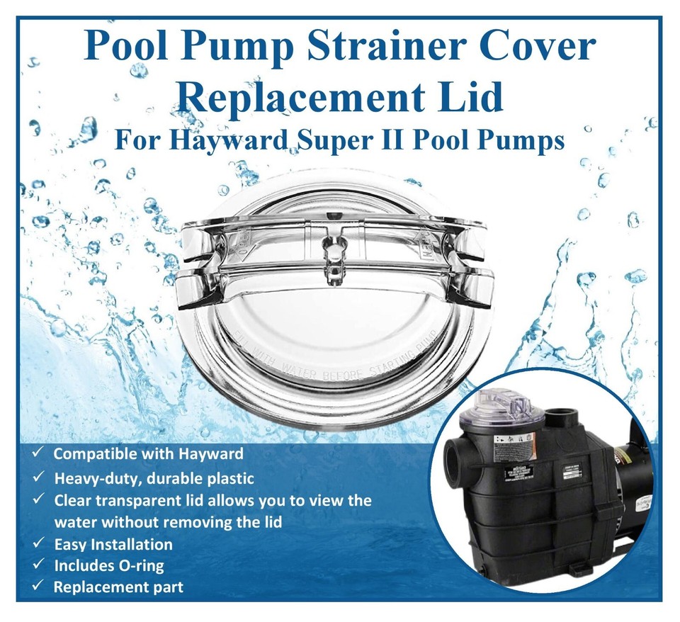 New JSP Pool Pump Replacement Thread Lid For Hayward Super II 2 ...
