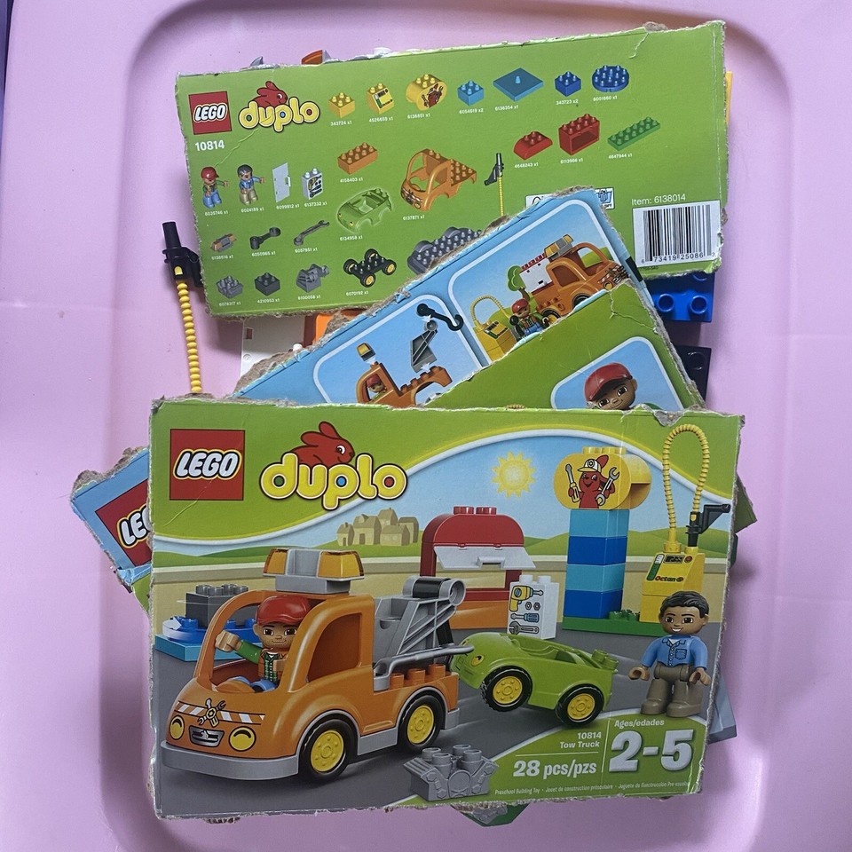 Lego Duplo 10814 Tow Truck Complete Set No Instructions No Box | eBay