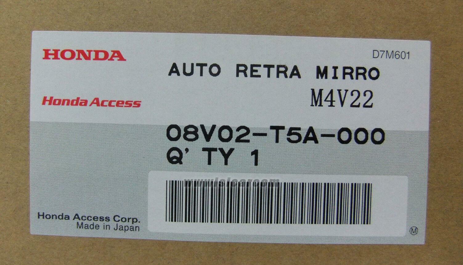 HONDA FIT/JAZZ HYBRID GP5 GP6 AUTO RETRACT MIRROR SYSTEM 08V02-T5A-000 ...