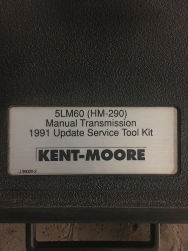 KENT MOORE HM290 MANUAL TRANSMISSION 1991 UPDATE SERVICE TOOL KIT | eBay