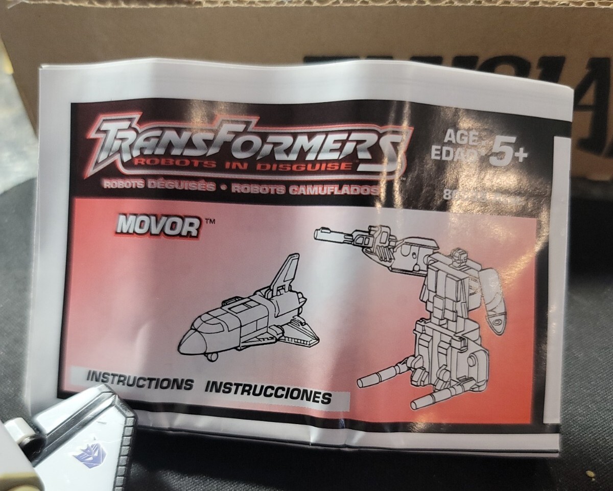 Transformers 2001 Hasbro RID Ruination Combiners MOVOR With Manual Pre ...