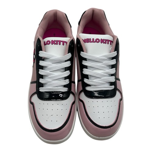 Sanrio Hello Kitty Court Sneakers Women’s Size 7 Pink Lace Up Shoes | eBay