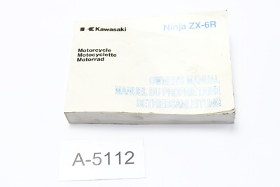 Kawasaki Ninja ZX-6R ZX600P 2007 - Owner's Manual A5112 | eBay