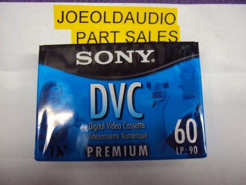 Sony DVC Mini DV Tape Premium Color 60 Min LP90 New Unopen. | eBay