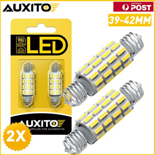39mm-42mm LED WHITE INTERIOR FESTOON GLOBES LIGHT BULBS For Bus/Truck ...