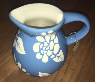 Gardenia 80 oz. Pitcher by Park Designs hand-painted new w/ tag * Made ...