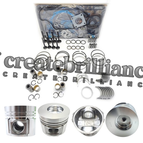 B3.3 Engine Overhaul Rebuild Kit (No cylinder liner) for QSB3.3 Huyndai ...