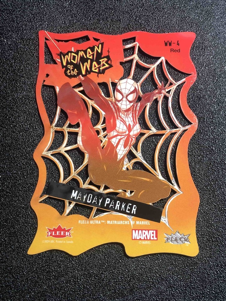 2024 Fleer Ultra Matriarchs of Marvel Woman of the Web Red Mayday ...