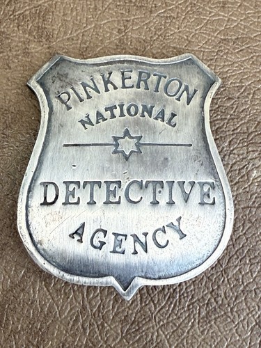 Vintage Pinkerton National Detective Agency Badge | eBay