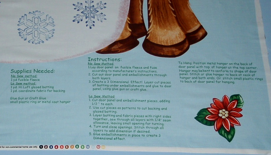 Daisy Kingdom REINDEER CHEER Door Panel#6959 Debra Jordan Bryan ...