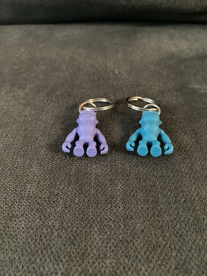 KIPLING Rubber Monkey Lot Of 2 Keychain Keyring Bag Charm Apes | eBay UK