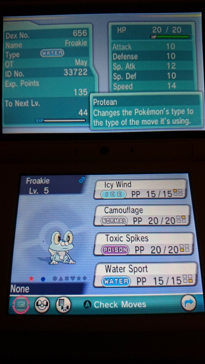 Pokemon X Froakie Evolutie