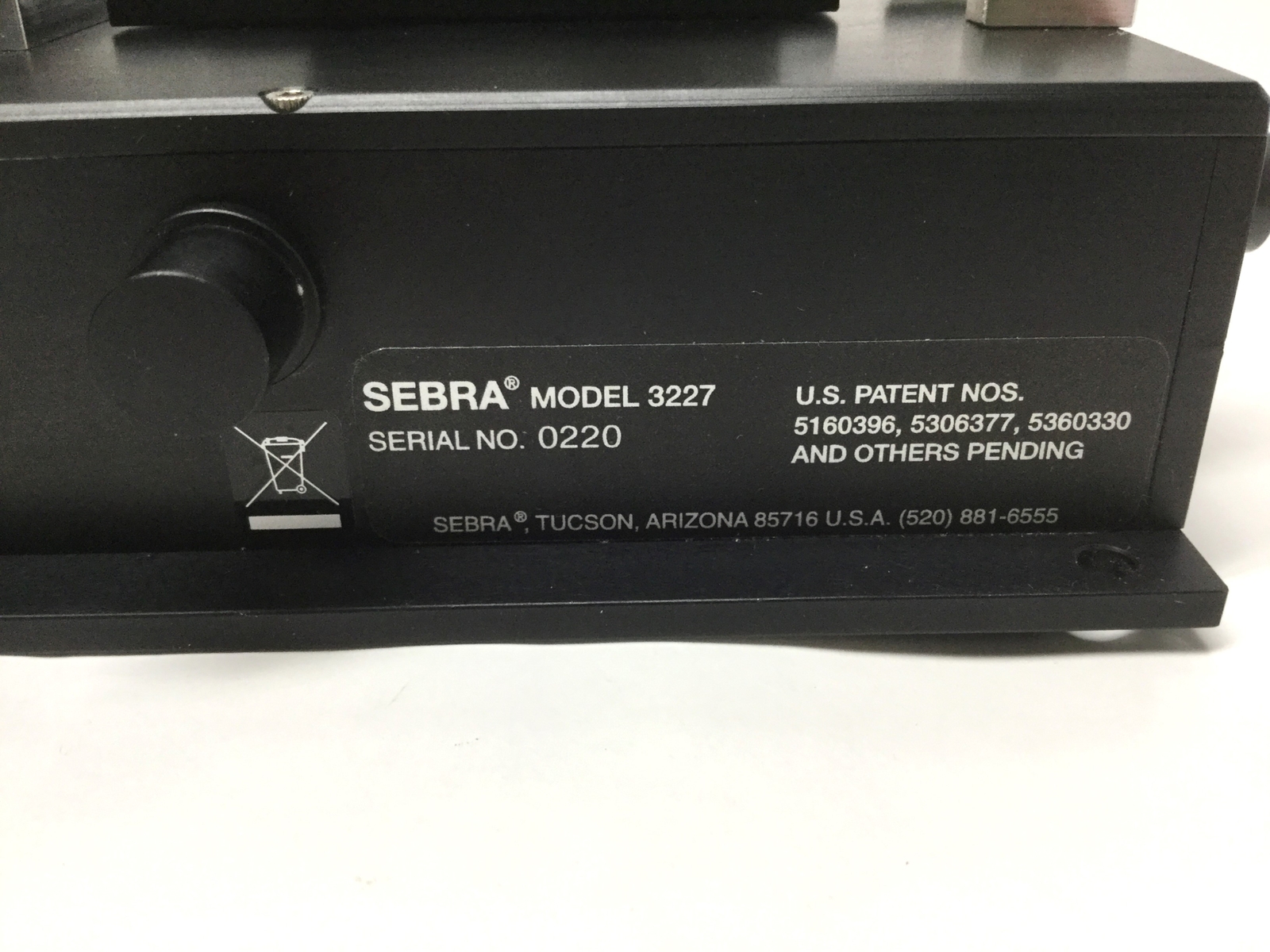 Sebra PIRF II Cath Tipping Bonding Platform, Low Insertion/Standard ...