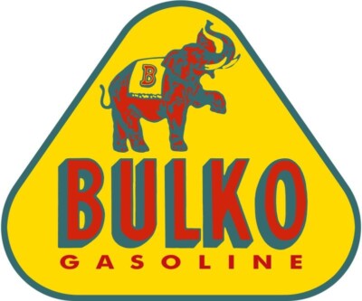 BULKO Gasoline, Elephant Theme NEW Sign 40" Tall Diecut USA STEEL XXL ...