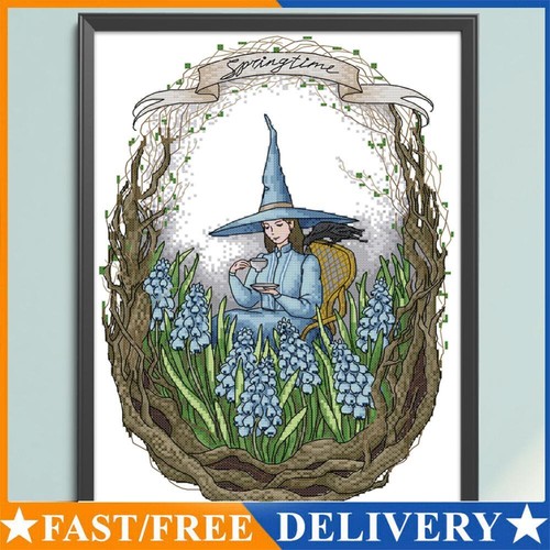 Embroidery Cotton Thread 14CT Printed Wizarding World Spring Cross ...