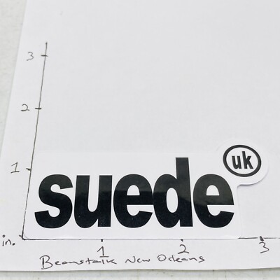 NEW‼ SUEDE UK Rock Band Music Vinyl Sticker Decal • FREE S/H w ...